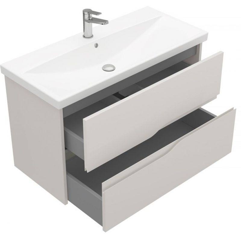 Тумба подвесная Laparet Altair 100 под умывальник Cerastyle Elite 100 ...