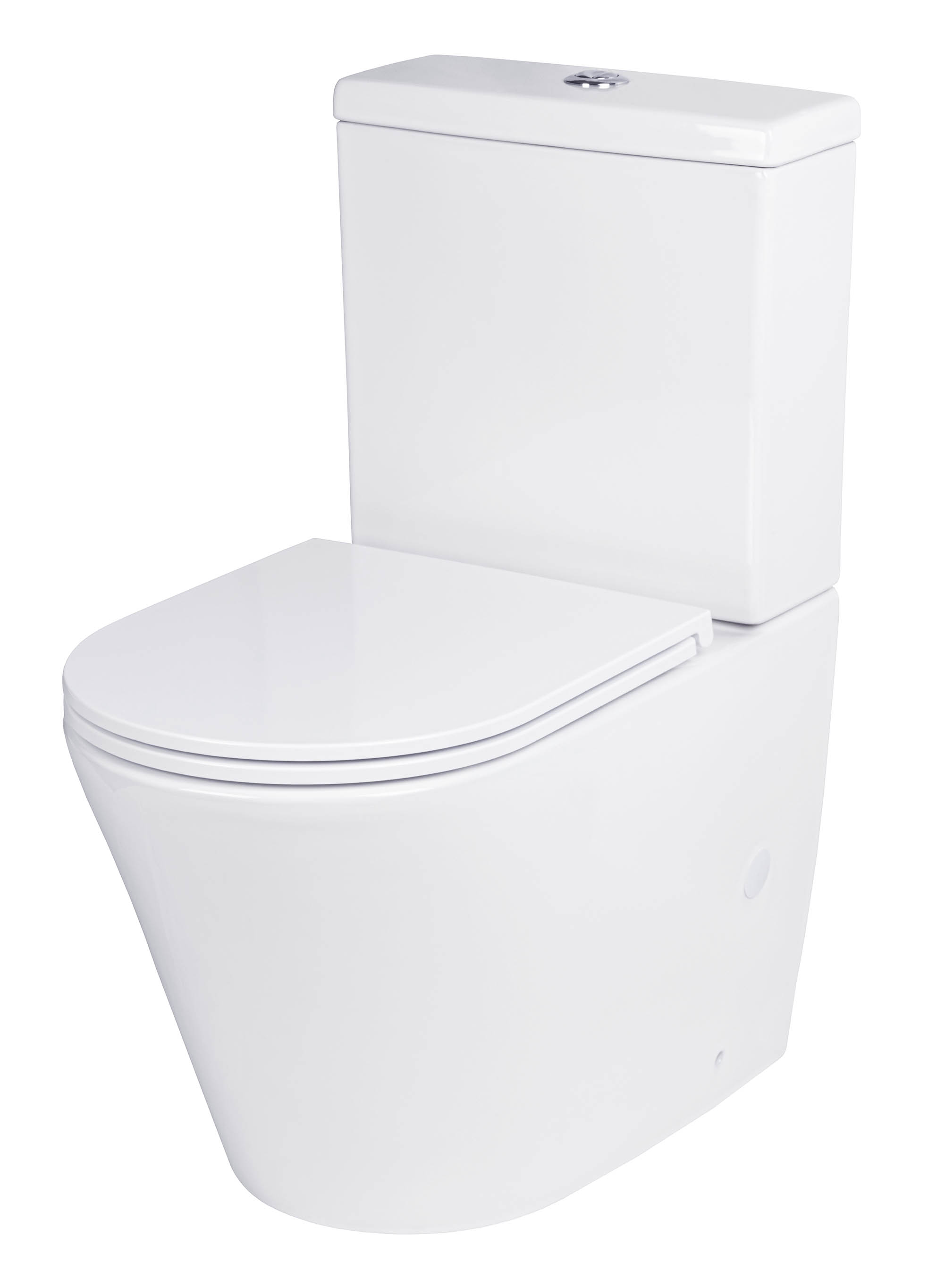 Напольный унитаз Roxen Wailet 600175-01 безободковый белый SoftClose ...